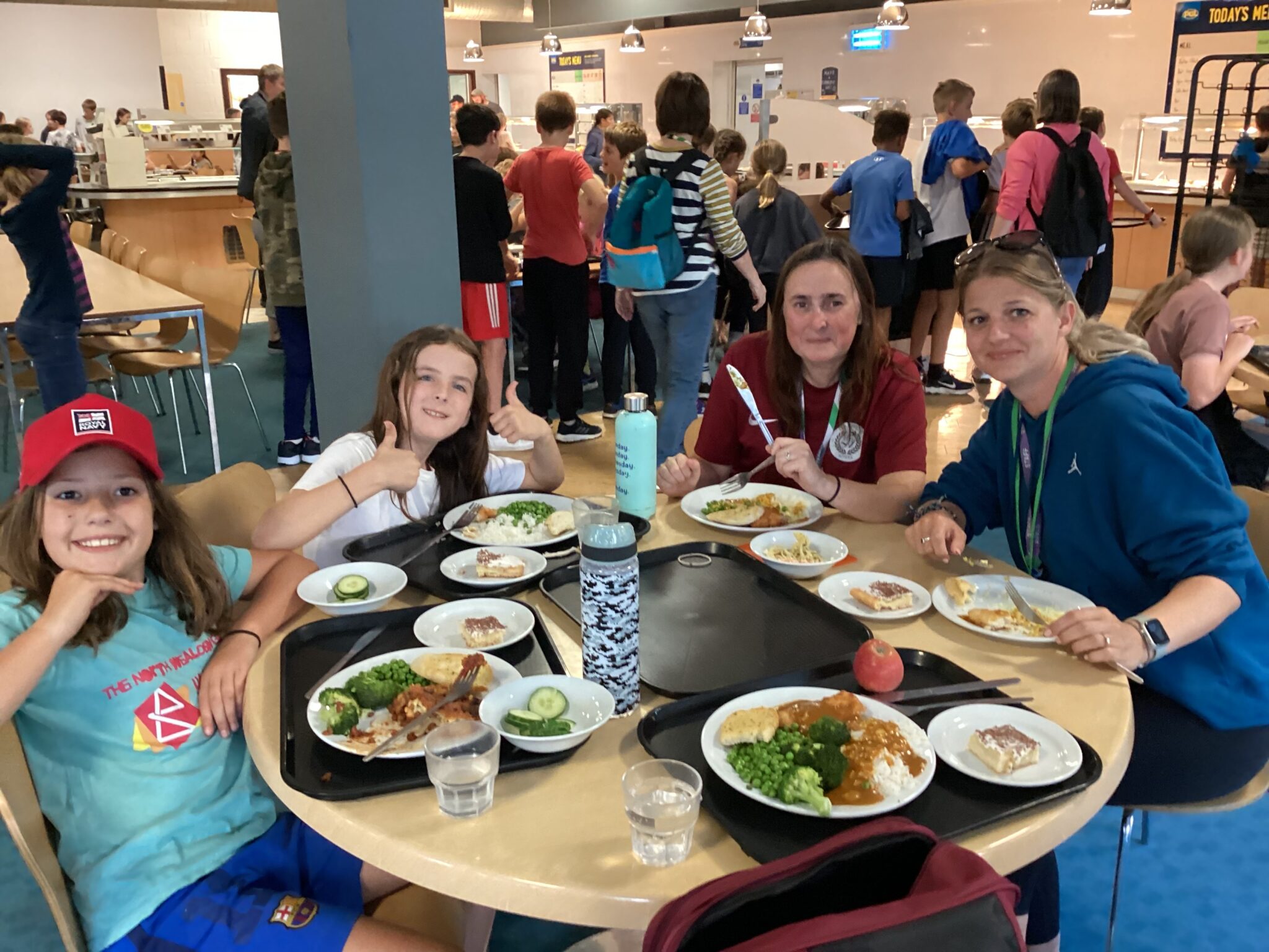 First meal at PGL – Framfield C of E Primary School